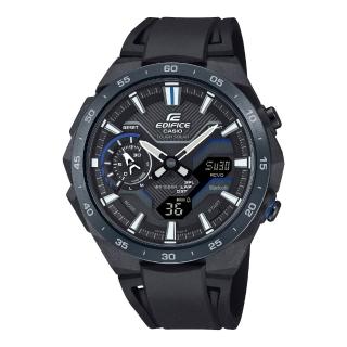 【CASIO 卡西歐】EDIFICE強化纖維雙顯錶(ECB-2200PB-1A)-momo購物網 - 好評推薦 - 2025年2月