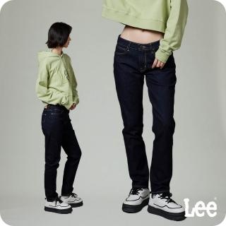 【Lee 官方旗艦】女裝 牛仔褲 / 401 中腰標準小直筒 九分褲 清水洗(LB417058898)-momo購物網