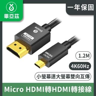 【biaze 畢亞茲】Mini HDMI轉HDM轉換線 4K/5m線-momo購物網 - 好評推薦 - 2025年9月