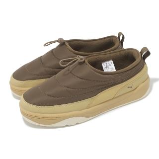 【PUMA】懶人鞋 Park Lifestyle SlipOn 男鞋 女鞋 卡其 咖啡 休閒鞋 套入式 保暖(397661-04)-momo ...
