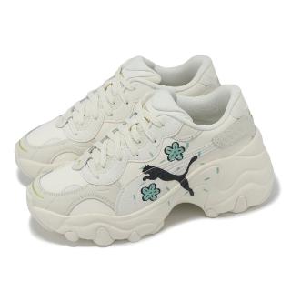 【PUMA】休閒鞋 Pulsar Wedge Wns Cat Logo 女鞋 米白 厚底 增高 老爹鞋(392710-01)-momo購物網 ...