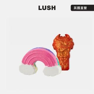 【LUSH 嵐舒】彩虹傳說 momo 獨家泡澡組 - 聖誕交換禮物(泡澡球/茉莉花/花果香/檸檬/柑橘)-momo購物網