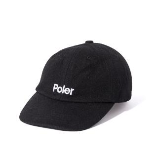 【POLER STUFF】日本限定 WOOL EMB BASEBALL CAP 羊毛EMB棒球帽(黑色)-momo購物網 - 好評推薦 - 2025年12月