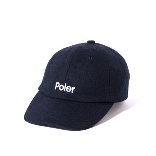 【POLER STUFF】日本限定 WOOL EMB BASEBALL CAP 羊毛EMB棒球帽(海軍藍)-momo購物網 - 好評推薦 - 2025年12月