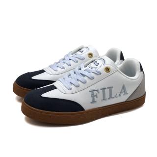 【FILA】FILA Emblem 復古德訓鞋 板鞋 男款 白灰/藍 1-C942Y-133 no397-momo購物網 - 好評推薦 ...