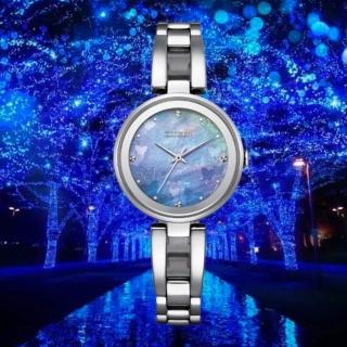 【CITIZEN 星辰】LADYS 希望之藍限定款 藍蝶貝光動能女錶/28mm(EM0801-85N)-momo購物網 - 好評推薦 ...