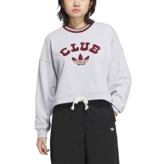 【adidas 愛迪達】VRCT CREW W2 圓領長袖上衣 女 - JD6376-momo購物網 - 好評推薦 - 2025年2月