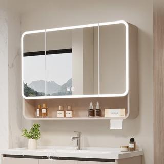 【LEZUN 樂尊】81公分奶油風鋁合金浴室櫃陶瓷一體衛浴盆單櫃子(浴櫃/鏡櫃/檯上盆/洗臉盆/洗漱台)-momo購物網 - 好評推薦 ...