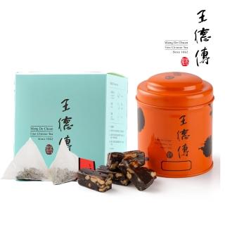 【王德傳】黑製普洱三角立體茶包3gX10入+桂圓普洱核棗糕120g(新春茶食momo獨家組合)-momo購物網 - 好評推薦 - 2024年12月