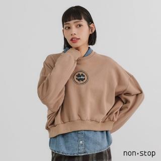 【non-stop】率性四葉草寬鬆短版T恤-2色-momo購物網 - 好評推薦 - 2025年7月
