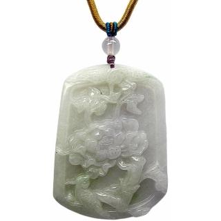 【小樂珠寶】淡紫羅蘭花開富貴 天然A貨翡翠玉石吊墜子項鍊H71(冰種玻璃種紫羅蘭翡翠專賣店)-momo購物網 - 好評推薦 - 2025年10月