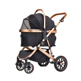 【LORD PLUS 尊爵】豪華多功能鋁合金推車(可用汽車安全扣｜附杯架｜四避震設計｜可分離座艙｜承重30KG)-momo購物網 - 好評推薦 ...