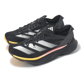 【adidas 愛迪達】競速跑鞋 Adizero Adios Pro 3 W 女鞋 黑 粉橘 厚底 回彈 運動鞋 愛迪達(IG6431 ...