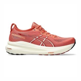 【asics 亞瑟士】GEL-Kayano 31 女 慢跑鞋 運動 路跑 NAGINO 支撐 橘紅(1012B670-600)-momo購物網 ...