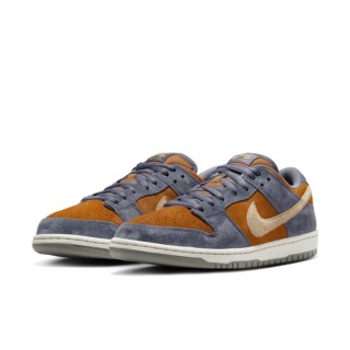 【NIKE 耐吉】運動鞋 休閒鞋 滑板鞋 男鞋 女鞋 NIKE SB DUNK LOW PRO 灰藍 橘 麂皮(HF3063002)-momo ...