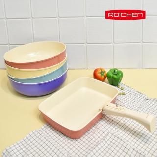 【Roichen】韓國製 28cm深炒鍋+29cm方型煎烤鍋+可拆把手(IH爐 全火源適用 露營 輕量鍋 聖誕交換禮物)-momo購物網 - 好評推薦 - 2025年12月
