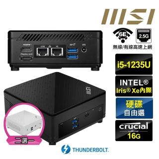 【MSI 微星】Cubi5 12M i5十核{羽蛇神R16Z} 迷你電腦準系統(i5-1235U/16G)-momo購物網 - 好評推薦 ...