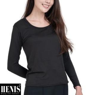 【HENIS】經典圓領 H-TECH 磨毛機能女生保暖衣(黒 2件組 82101)-momo購物網 - 好評推薦 - 2026年1月