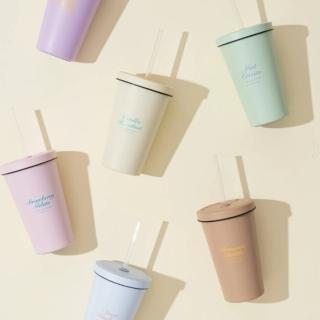 【Oolab 良杯製所】二代冰淇淋系列 陶瓷易潔層吸管杯550ml（附24cm透明斜口細吸管）(吸管杯)-momo購物網 - 好評推薦 - 2025年10月