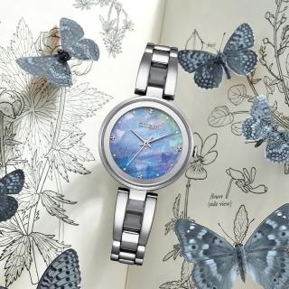 【CITIZEN 星辰】LADYS系列 希望之藍限定款 夢幻蝴蝶光動能手鍊女錶 -28mm(EM0801-85N)-momo購物網 - 好評 ...