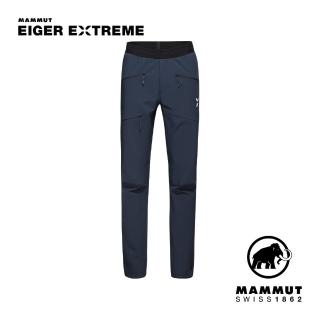 【Mammut 長毛象官方直營】Eiger Nordwand LightSO Pants 極限艾格防潑水彈性長褲 夜藍 男款 #1021 ...