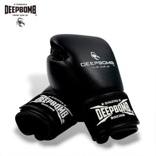 【DEEPBOMB】新款文青系列拳套一雙-黑(拳套 拳擊 泰拳 拳擊手套 黑白色 沙包拳套 文青系列 10oz 12oz 14oz)-momo ...