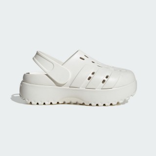 【adidas 愛迪達】ADILETTE CLOG PLATFORM 涼拖鞋 女鞋 奶白 厚底(JP9576)-momo購物網 - 好評推薦 ...
