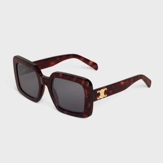 【CELINE】凱旋門方形膠框太陽眼鏡(CL40304U-52A)-momo購物網 - 好評推薦 - 2025年9月