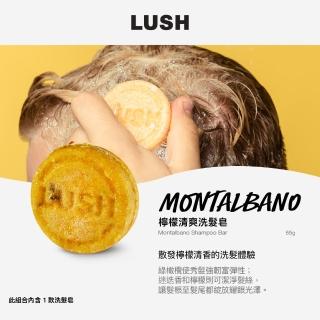 【LUSH 嵐舒】經典洗髮皂 55g(檸檬清爽/摩洛哥堅果)-momo購物網