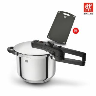 【ZWILLING 德國雙人】EcoQuick II 壓力鍋6L贈雙面抗菌砧板(德國雙人牌集團官方直營)-momo購物網 - 好評推薦 ...