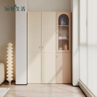 【hoi! 好好生活】預購60天★林氏木業奶糖系列1.2M雙門儲物櫃組合 TO4G-momo購物網 - 好評推薦 - 2025年1月