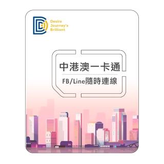 【DJB SIM】中港澳5天 4G高速上網 每日1GB流量超過降速(即插即用 免翻牆)-momo購物網 - 好評推薦 - 2025年12月