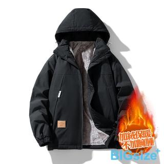 【B+ 大尺碼專家】現貨-大尺碼-防潑水 透氣 加厚 加絨 防風外套(0206614)-momo購物網 - 好評推薦 - 2025年1月