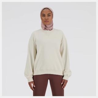 【NEW BALANCE】NB 長袖上衣 女 大學T 美規 米白 WT41500LIN(S2039)-momo購物網 - 好評推薦 - 2025年10月