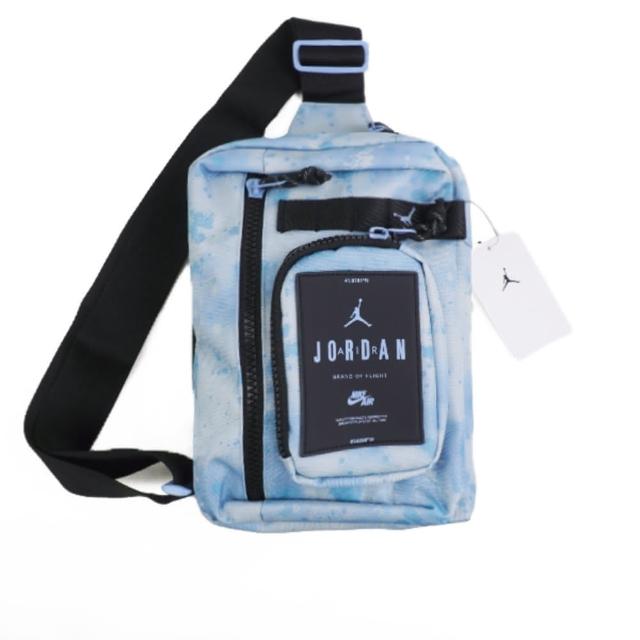 【NIKE 耐吉】Jordan Hesi 斜跨包 側背包 運動 休閒 輕量 肩背 藍灰(FV2564-422) - momo購物網 - 好評 ...