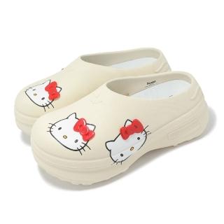 【adidas 愛迪達】穆勒鞋 AdiFom Stan Mule W 女鞋 米白 Hello Kitty 厚底 休閒鞋(IE9127 ...