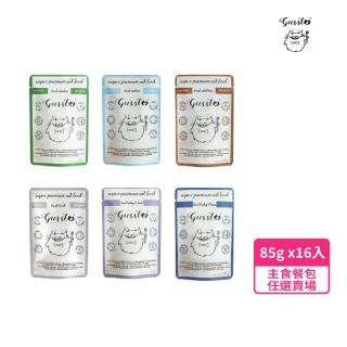 【GUSSTO 惡魔喵】無穀貓主食餐包 任選賣場85g 16入(鮮肉製成/不含麩質/雙倍牛磺酸)-momo購物網 - 好評推薦 - 2025年10月