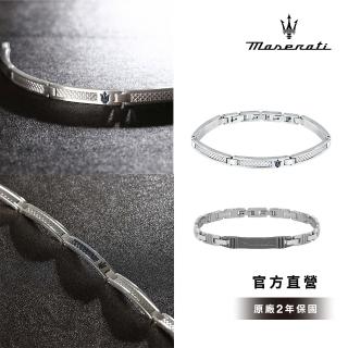【MASERATI 瑪莎拉蒂 官方直營】Iconic系列 經典之徽不鏽鋼手鍊(多款多色可選)-momo購物網 - 好評推薦 - 2025年10月