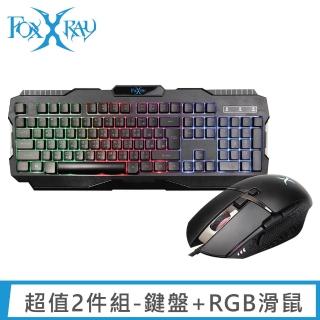 【FOXXRAY 狐鐳】電競有線鍵盤RGB滑鼠2件組(FXR-BKL-71+SM-72)-momo購物網 - 好評推薦 - 2025年9月
