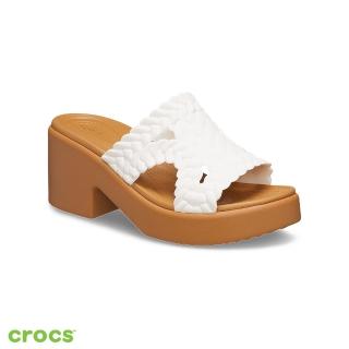 【Crocs官方直營】女鞋 布魯克林編織厚底涼拖(209979-0WV)-momo購物網 - 好評推薦 - 2026年5月
