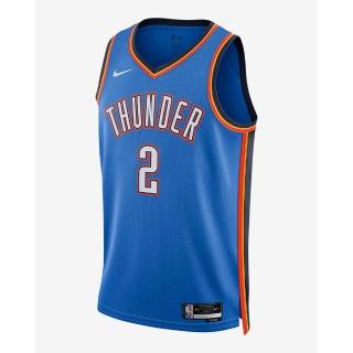 【NIKE 耐吉】NBA 雷霆隊 SAG 籃球背心 男款 OKC MNK DF SWGMN JSY ICN 22 藍色(DN2016403 ...
