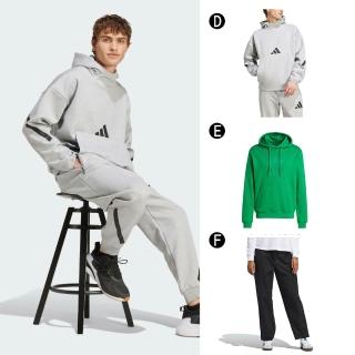 【adidas 愛迪達】圓領長袖T恤 連帽長袖T恤 運動長褲 P ESS SWEATER 男女 A-IW5756 B-IY7397 精選六款 ...