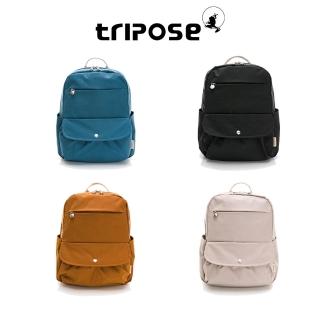 【tripose】DIAZ微皺尼龍輕量抓皺多口袋後背包(多色/2025新色上市)-momo購物網