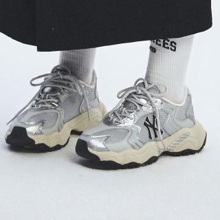 【MLB】厚底老爹鞋 運動休閒鞋 Chunky Jogger系列 紐約洋基隊(3ASHW075N-50WHS)-momo購物網