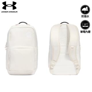 【UNDER ARMOUR】UA 男女同款 Curry Splash 後背包_1387544-110(米白色)-momo購物網 - 好評推薦 ...