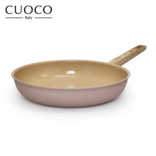 【CUOCO】北歐系列粉紅佳人IH超級陶瓷不沾平底鍋(30cm)-momo購物網 - 好評推薦 - 2025年10月