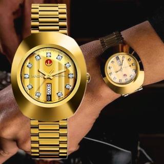 【Rado 雷達表】獨賣款 Original DiaStar 鑽星復刻機械腕錶-金色細帶目35㎜款 R01(R12413493)-momo購物 ...