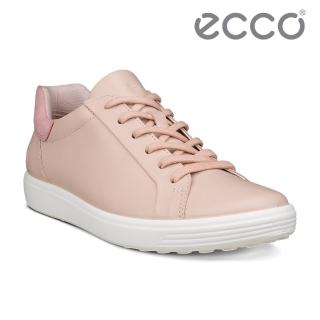 【ecco】SOFT 7 W 柔酷時尚輕巧套入式休閒鞋 女鞋(裸粉色/玫紅色 47084361145)-momo購物網 - 好評推薦 ...