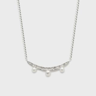 【agete】SV珍珠羽毛項鍊-momo購物網 - 好評推薦 - 2025年6月