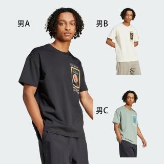 【adidas 愛迪達】上衣 男款 女款 中性 短袖 多款任選(JD5964 JD5962 JD5963 IY7382 IY7391 ...